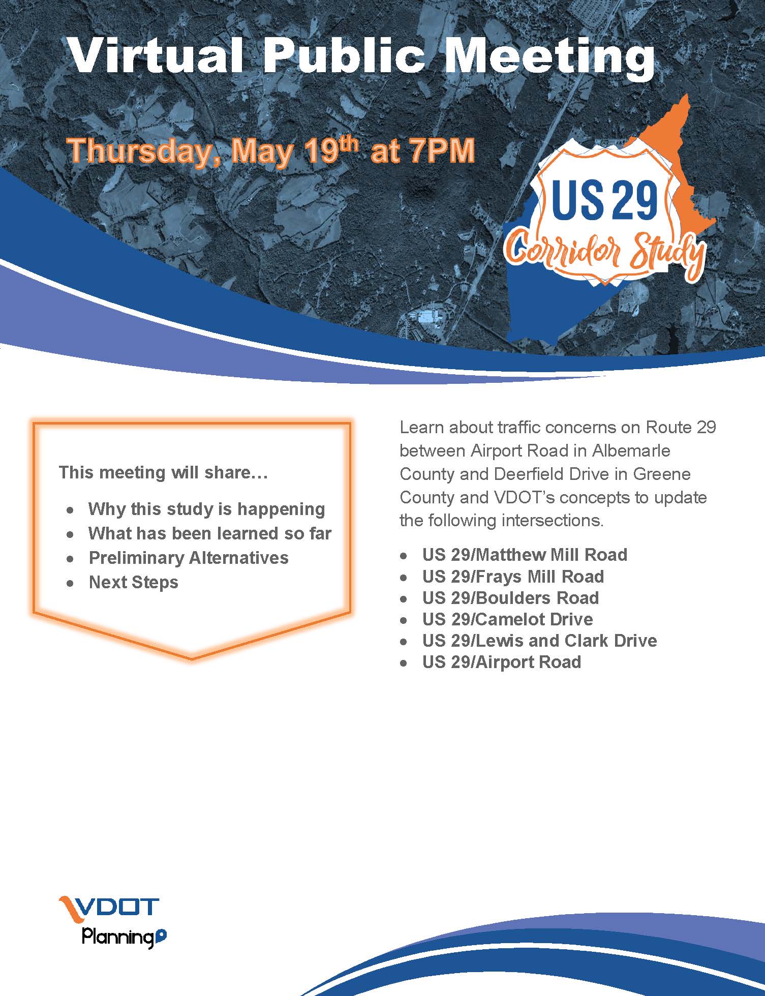 Attend the Virtual Public Meeting on North 29 - Thomas Jefferson ...